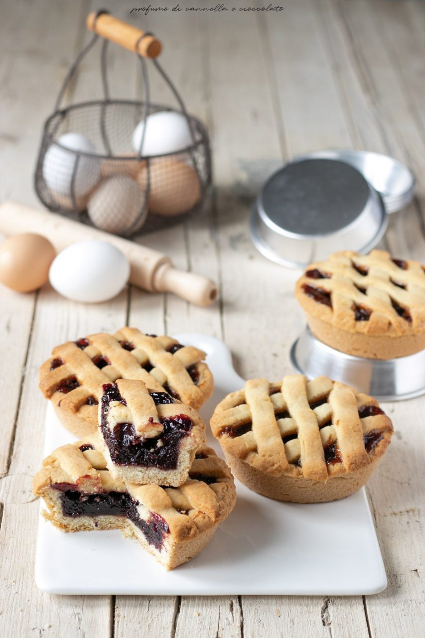 Crostatine alla marmellata | Profumo di Cannella e Cioccolato