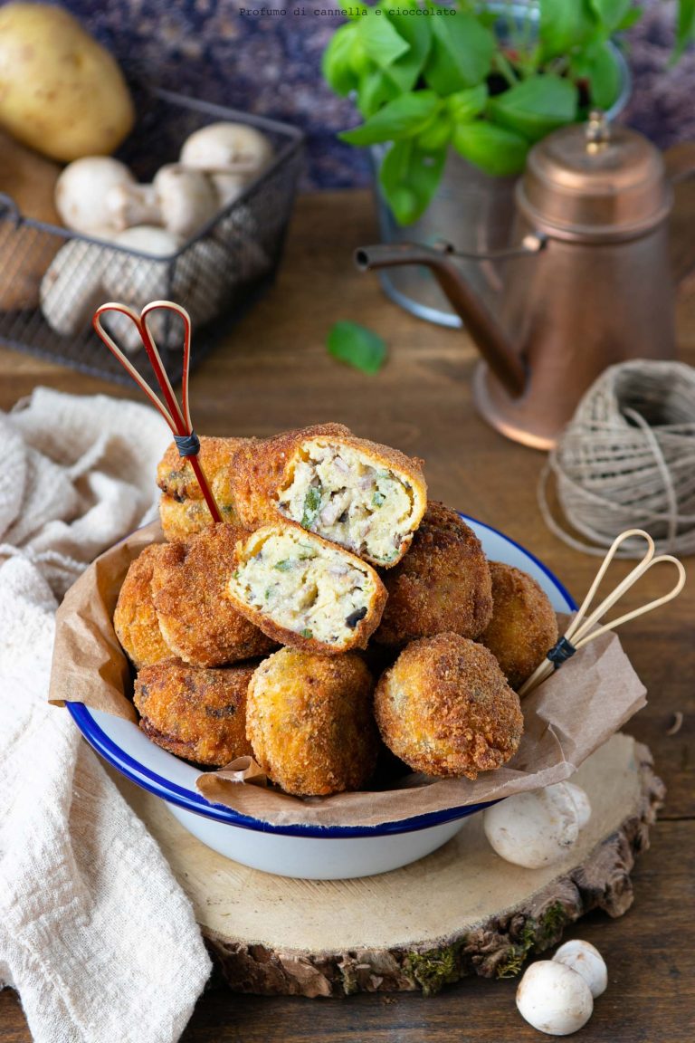 Crocchette ai funghi | Profumo di Cannella e Cioccolato