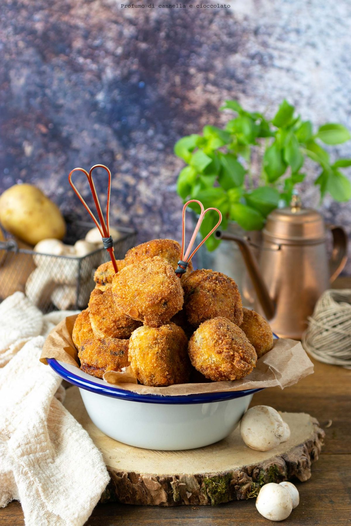 Crocchette ai funghi | Profumo di Cannella e Cioccolato