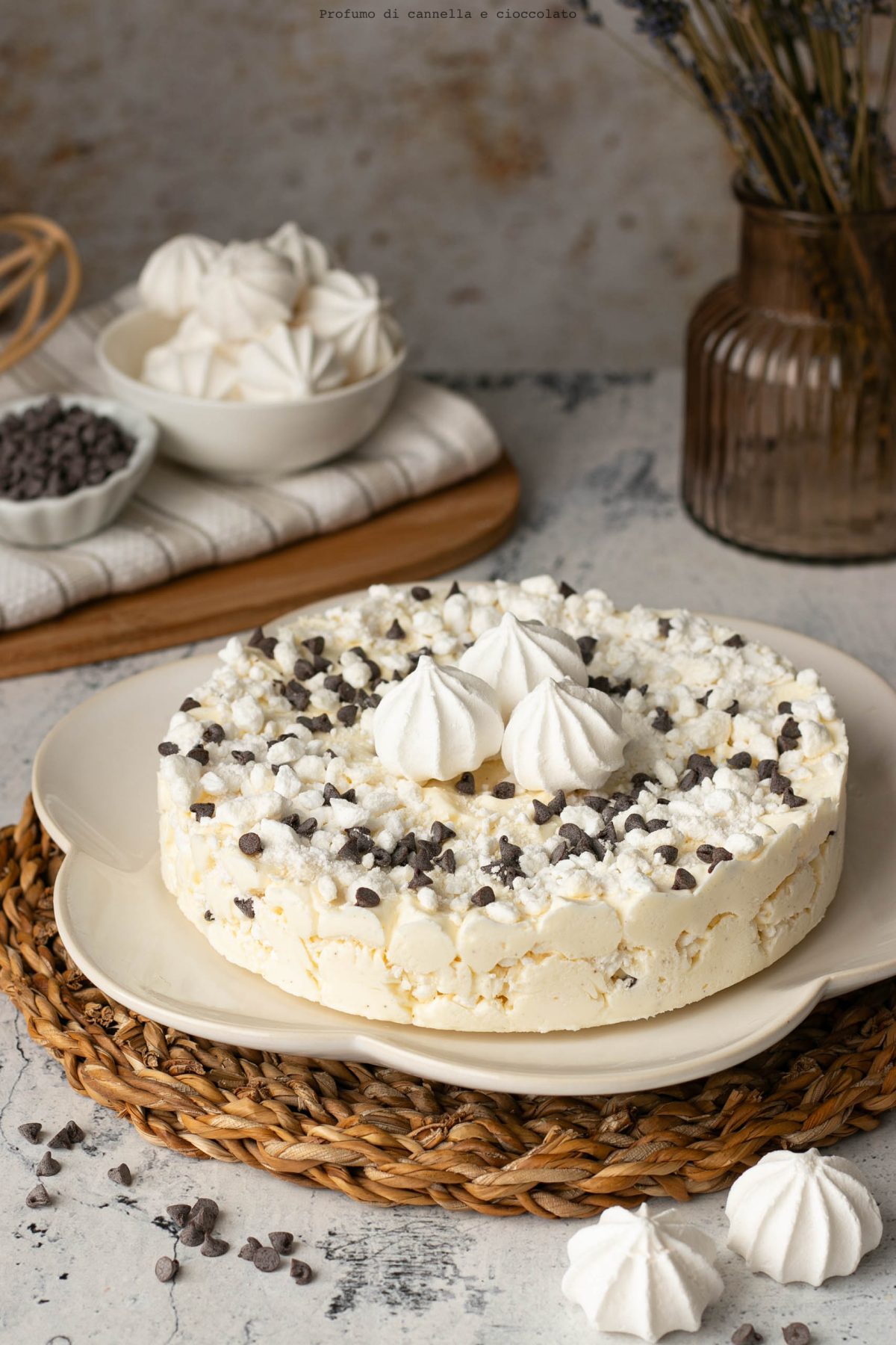 Torta gelato meringata mascarpone e panna | Profumo di Cannella e ...